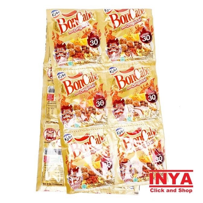 Jual Kobe Bon Cabe Rasa Original Level 15 & 30 Kemasan Sachet - Sambal ...
