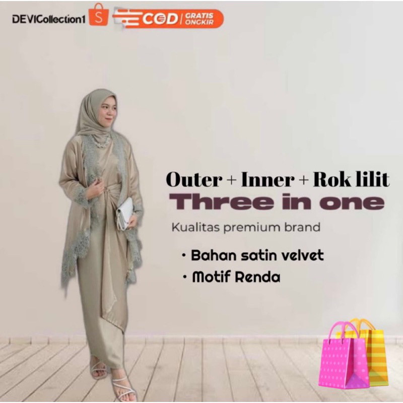 Jual Promo Rok Lilit Tradisional // ONE SET ARUMI EMBUN SERIES ONSET ...