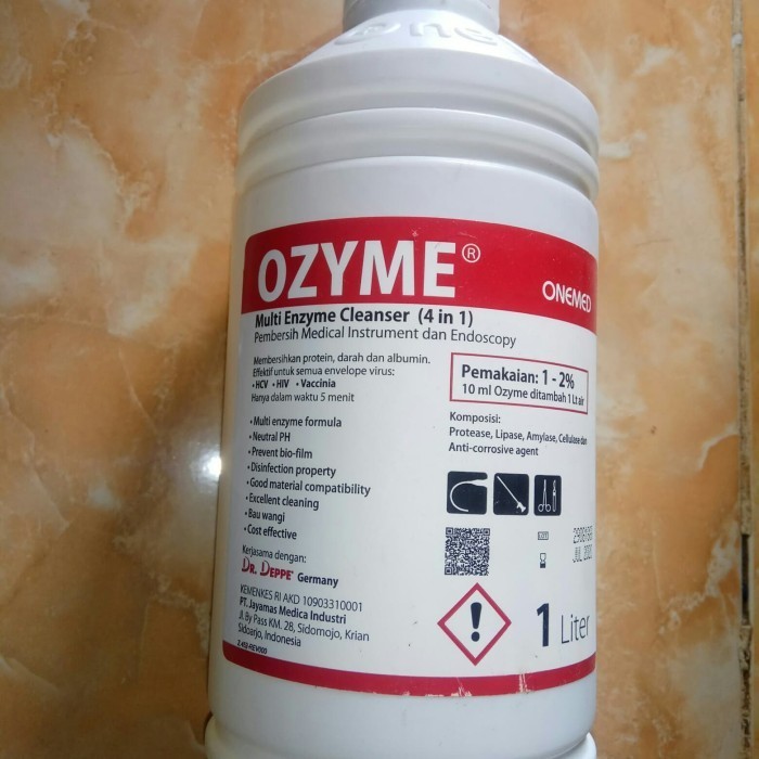 Jual ozyme cairan sterilisasi alat | Shopee Indonesia