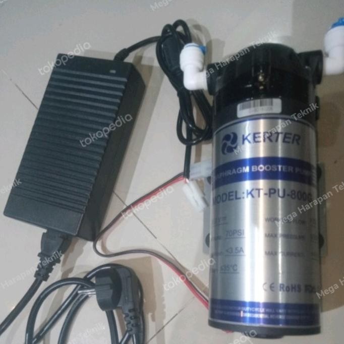 Jual [New] Pompa Ro 800 Gpd 36V Dc Pompa Booster Ro 800 Gpd + Adaptor ...