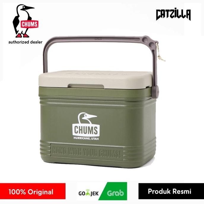 Jual [New] Cooler Box Chums Camper Cooler 18L Olive | Shopee Indonesia