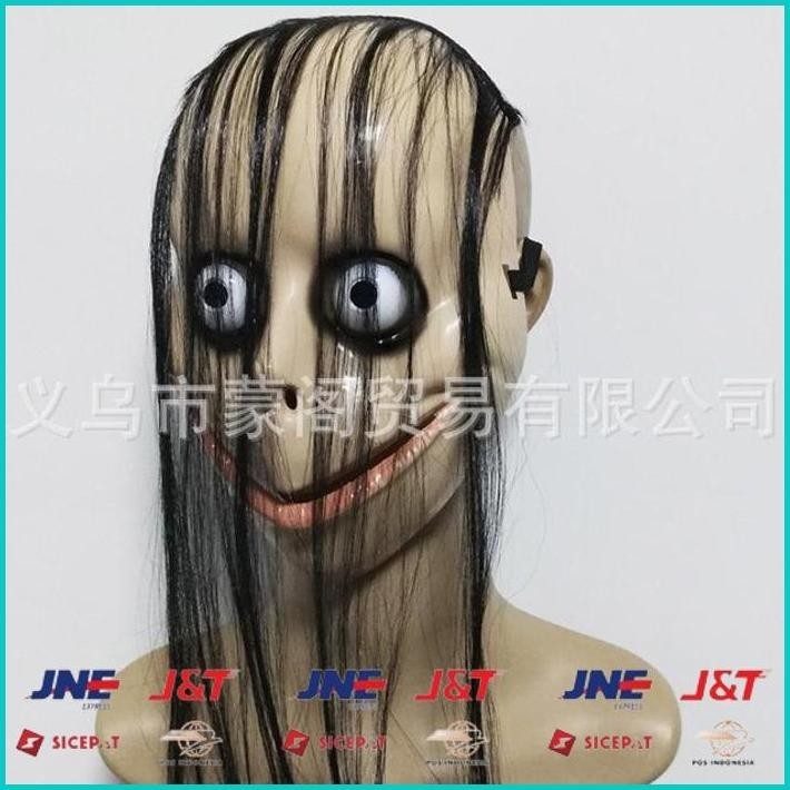 Jual BISMILLAH TOMO TOPENG MOMO HALLOWEEN SERAM RUMAH HANTU PRANK ...