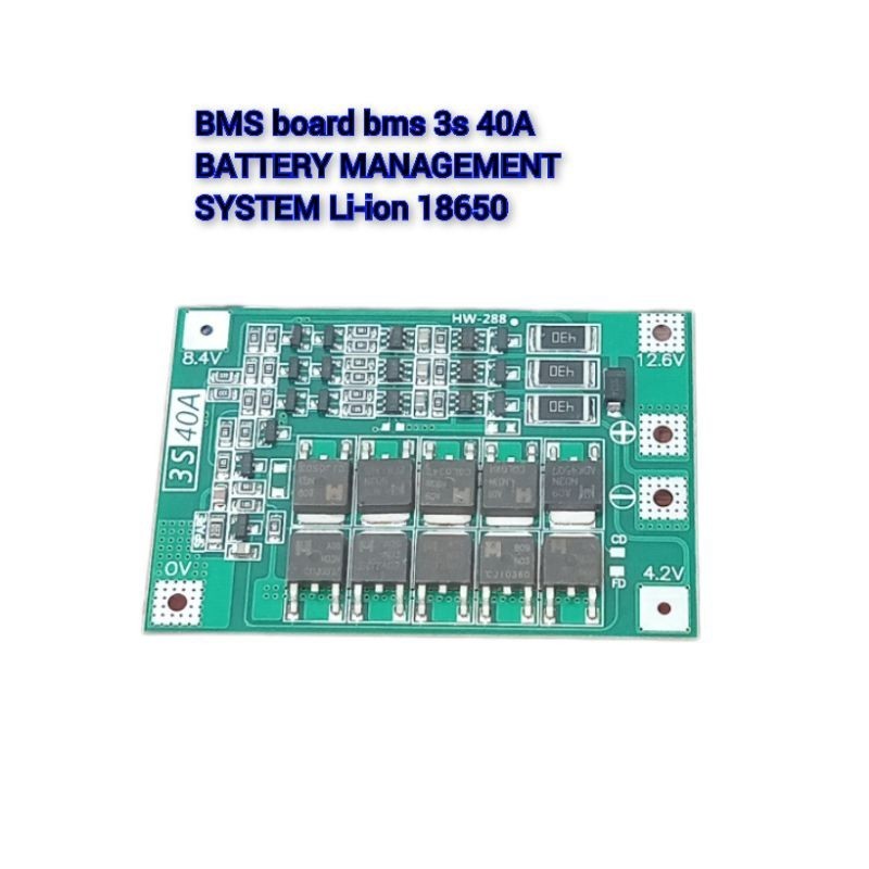 Jual Bms Board Bms 3S Battery Management System Li-Ion 18650 | Shopee ...