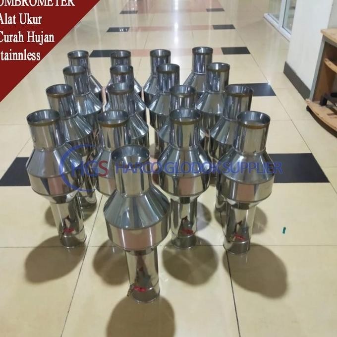 Jual [Baru] Ombrometer Alat Ukur Curah Hujan Stainless | Shopee Indonesia