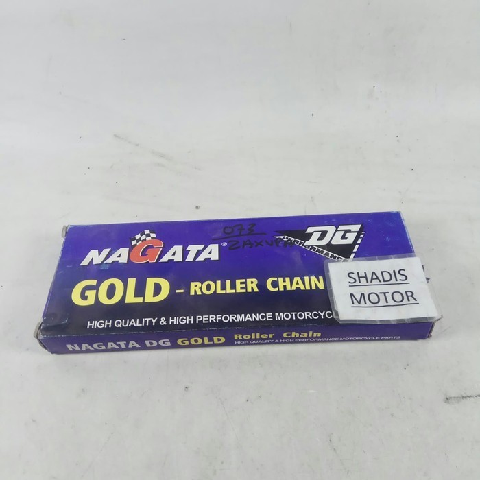 Jual Rantai Motor Merk Nagata Ukuran 428 H Panjang 140 L Warna Gold ...