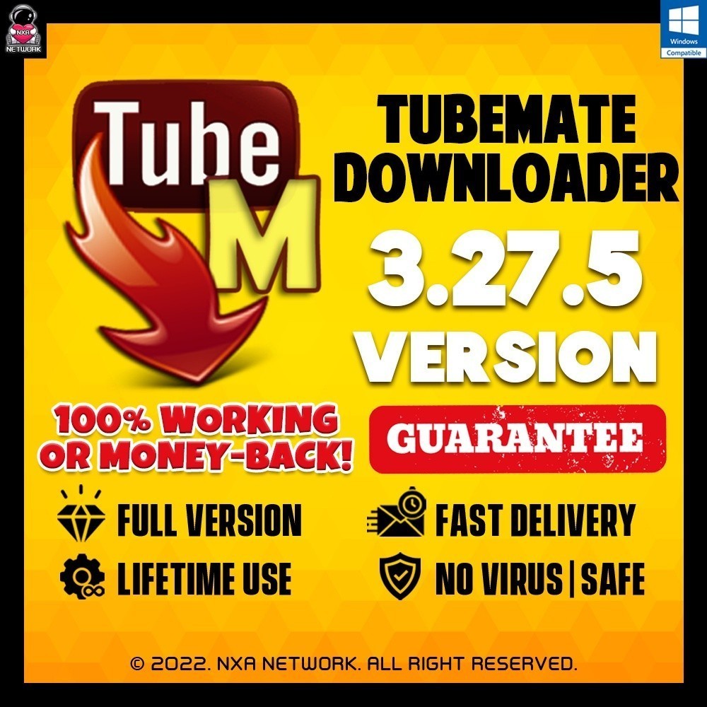 Jual TubeMate Downloader for PC 3.27.5 + GUIDE | JUL 2022 | Full ...