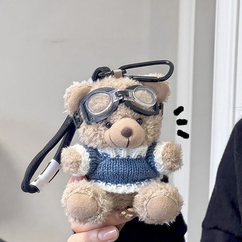 Jual Bear Plush Bag Pendant Creative Doll Cute Bear Bear Doll Keychain ...
