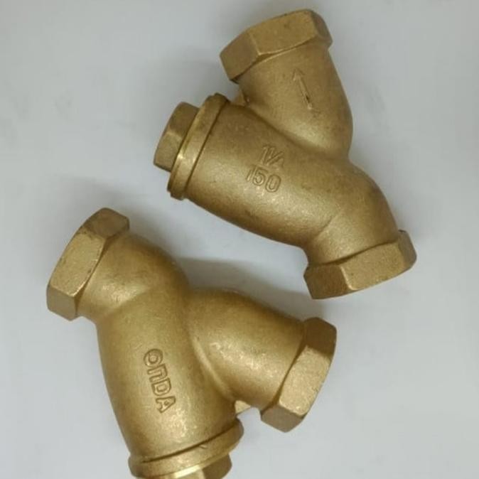 Jual [Baru] Y Strainer Onda Kuningan 2 Inch - Saringan Brass | Shopee ...