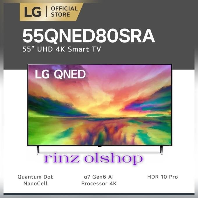 Jual [New] Tv Lg 55Qned80Sra Smart Tv Ihf 4K Quantum Dot Nano Cell ...