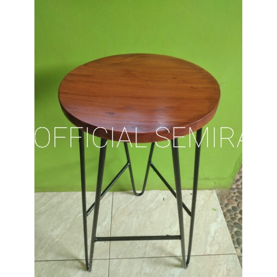 Jual Tinggi 70Cm Kursi Cafe / Kursi Bar / Bangku Cafe/ Bangku Bar Besi ...