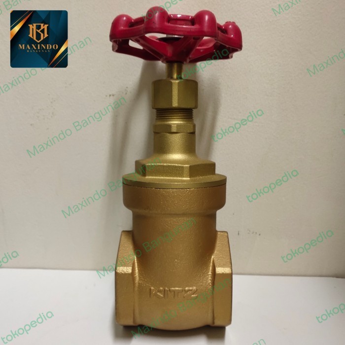 Jual Terbaik Gate Valve Kitz 2" Inch Kuningan Class 150 Original | Shopee Indonesia