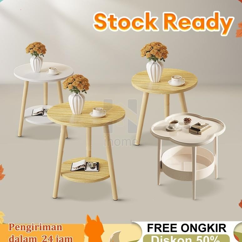 Jual Meja Bulat Minimalis Meja Samping Meja Kopi Meja Bundar Meja Pojok ...