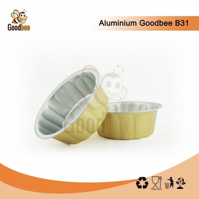 Jual SALE!! ALUMINIUM BAKING B31 ( BULAT ) - MERK GOODBEE - 230ML ( WADAH ) | Shopee Indonesia