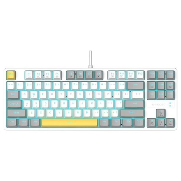 Jual Eyooso E-YOOSO Z87 / Z-87 TKL Monochrome Mechanical Gaming ...