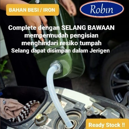 Jual SALE TERBARU!!! JERIGEN 5LITER JERRY CAN 5L BESI TEMPAT CADANGAN ...