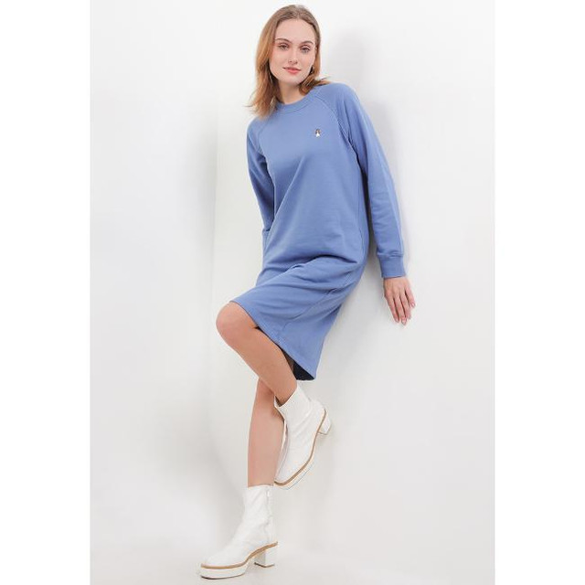 Jual Hush Puppies Dress Wanita Bsc Belly In Blue | Shopee Indonesia