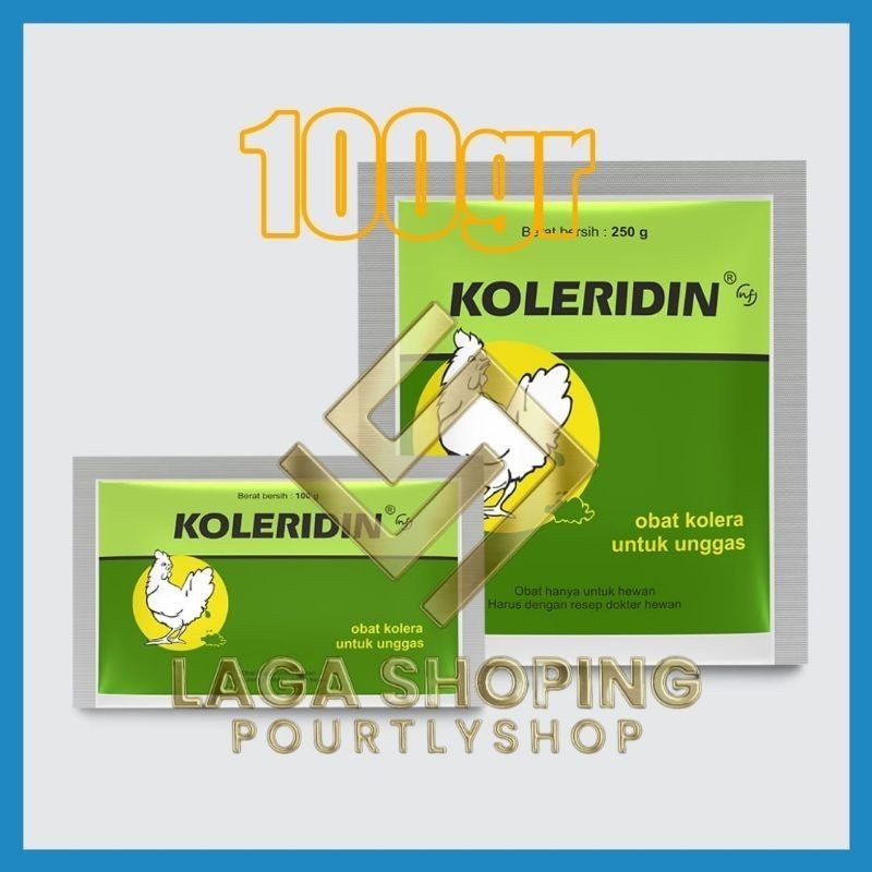 Jual 100 gr KOLERIDIN OBAT AYAM KOLERA BERAK HIJAU MENCRET BURUNG ...