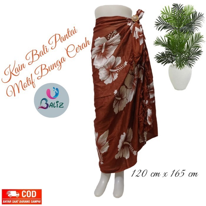 Jual I2Y KAIN BALI - SARUNG BALI - KAIN BALI PANTAI MOTIFV SARI BUNGA STANDART ICP | Shopee ...