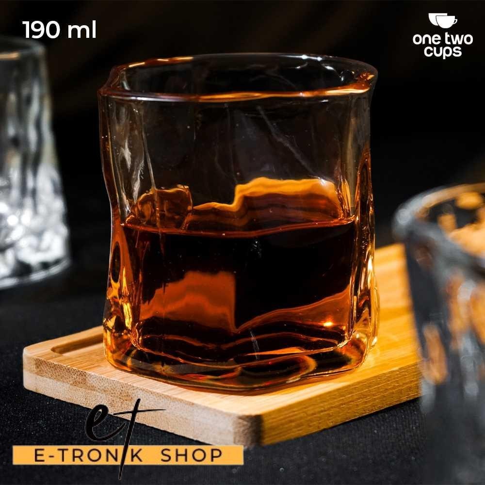 Jual ETRONIK One Two Cups Gelas Whisky Japanese Yamazaki Style Rock Glass 190ml - L200 | Shopee ...