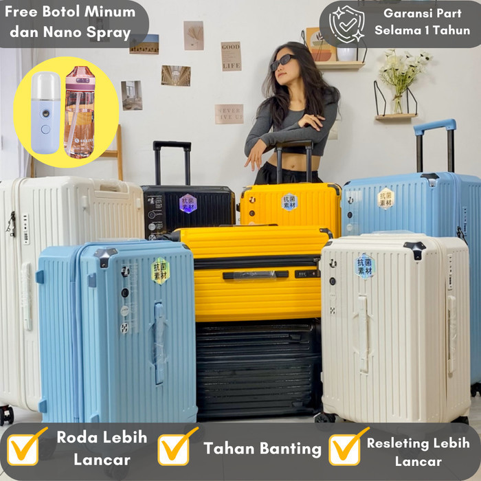 Jual TERBATAS Koper Travel Kabin Gumi Series Big Luggage Suitcase Jumbo ...