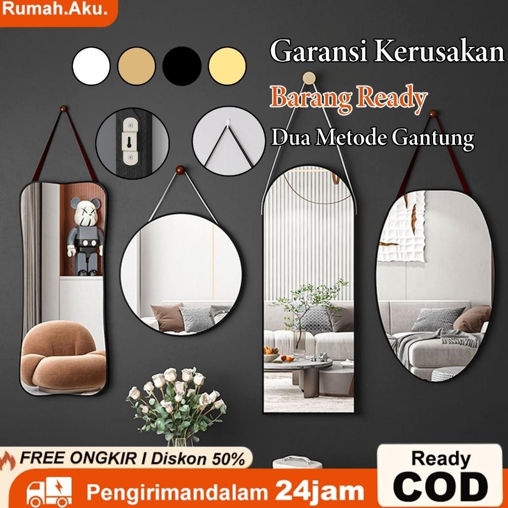 Jual RA Cermin Full Body Cermin Dinding Cermin Bulat Cermin Rias Cermin ...