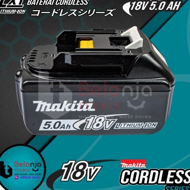 Jual Makita Battery 18V 5Ah Bl 1850 B Baterai 18 V Lithium Ion Bl1850B ...