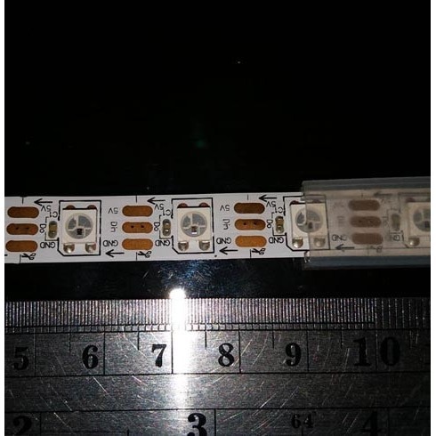 Jual Led Flexible Strip Addressable Ws2812 Smd5050 Rgb 60 Leds Ip22 5V ...