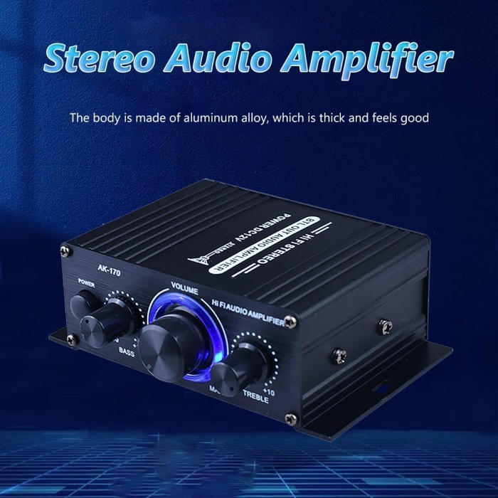 Jual 400W Mini Audio Amplifier Home Amplifier Bluetooth-Free Auto ...