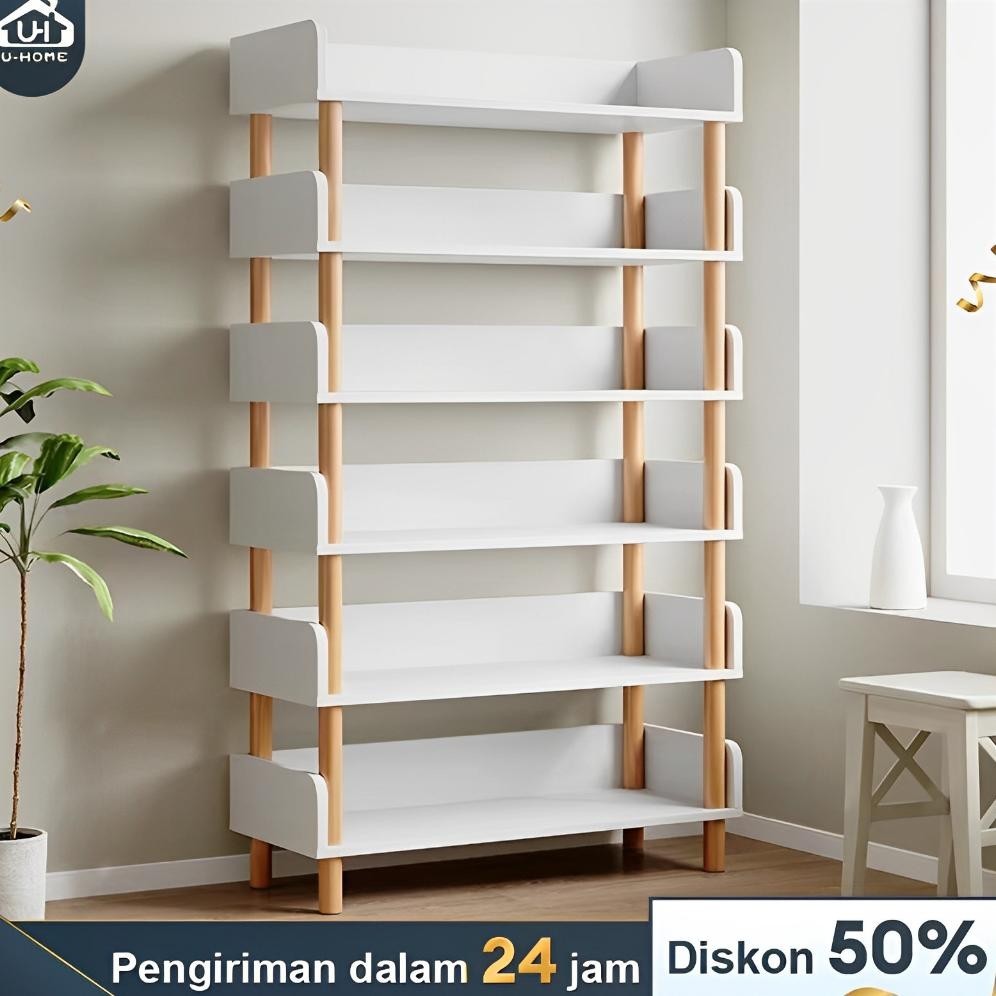 Jual Rak buku 6 susun Rak buku minimalis Rak mainan serbaguna Rak Susun ...