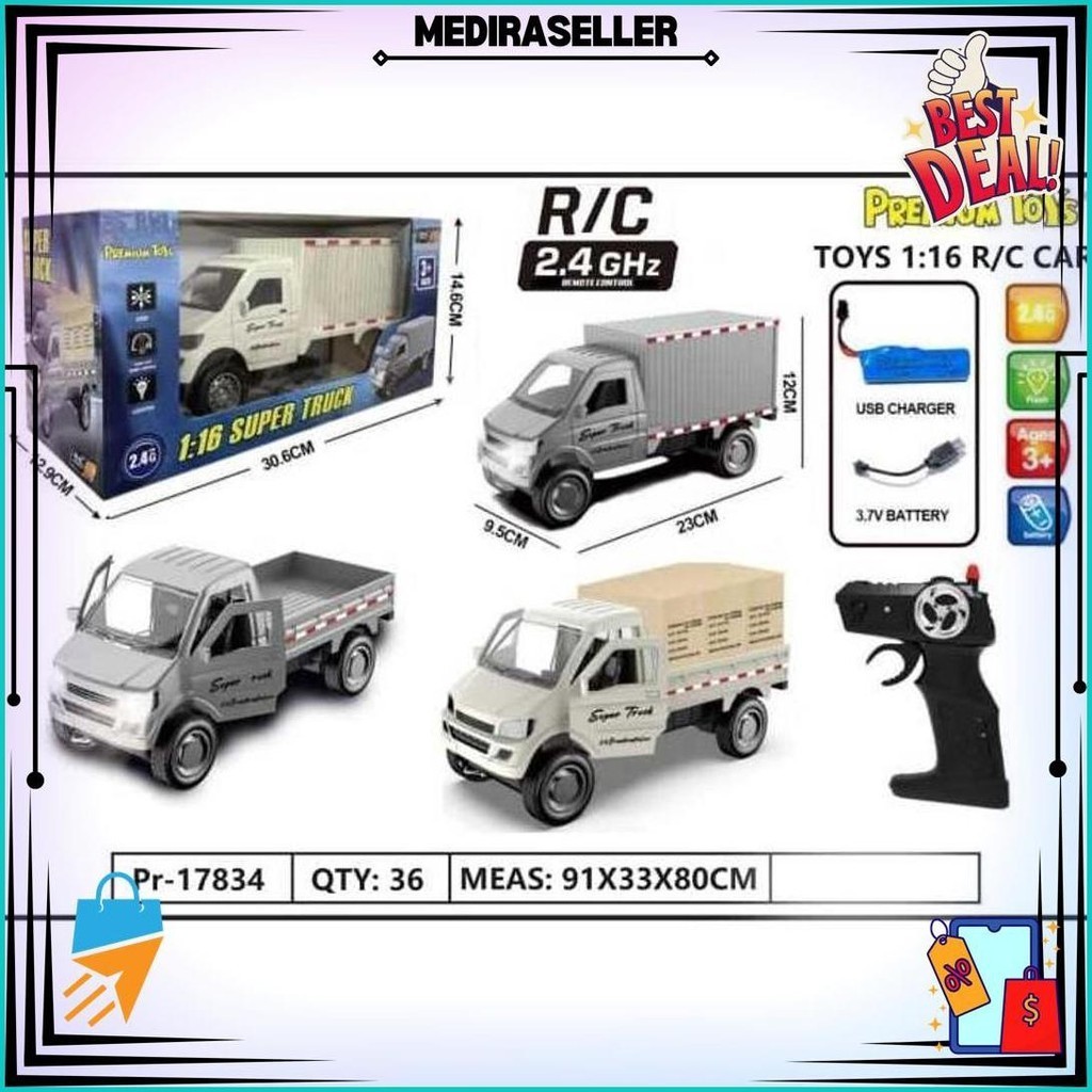 Jual Mobil Remote Rc Pick Up Suzuki Carry Scale 1:16 2Wd Batre Cash ...
