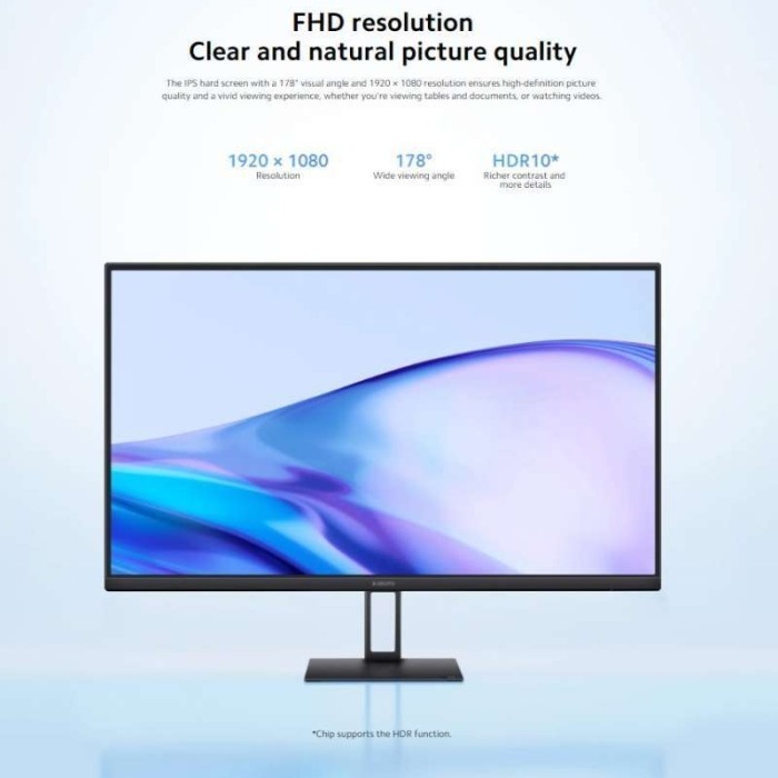 Jual Xiaomi Mi Monitor A27I 27" Ips 1080P Full Hd 100Hz Srgb Hdmi Hdr10 ...