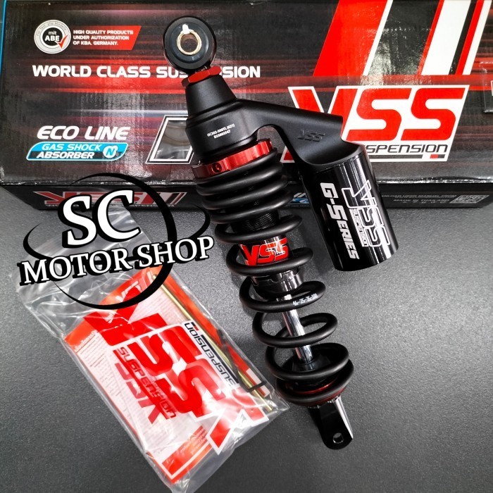 Jual Shock Yss G-Plus Black Series 300Mm Mio - Beat - Scoopy - Vario 110 Genuine Quality ...
