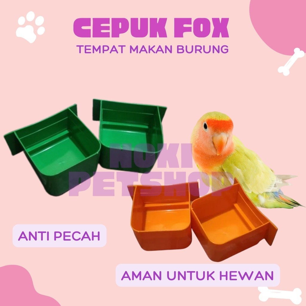 Jual [GROSIR] CEPUK WADAH PAKAN MINUM BURUNG FOX RAM ELITESONG CEPUK ...