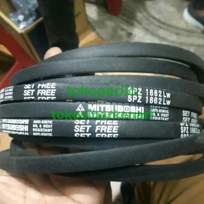 Jual V Belt Tali Kipas Narrow Belt Mitsuboshi Spz 1662 Lw Hemat | Shopee Indonesia