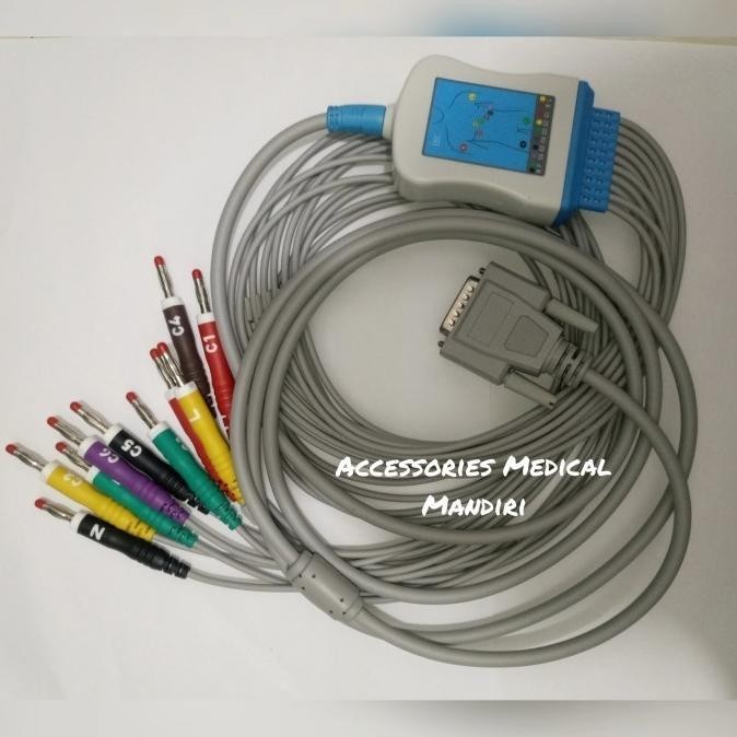 Jual Kabel EKG, ECG Medina M-H3 10 Lead 15 Pin | Shopee Indonesia