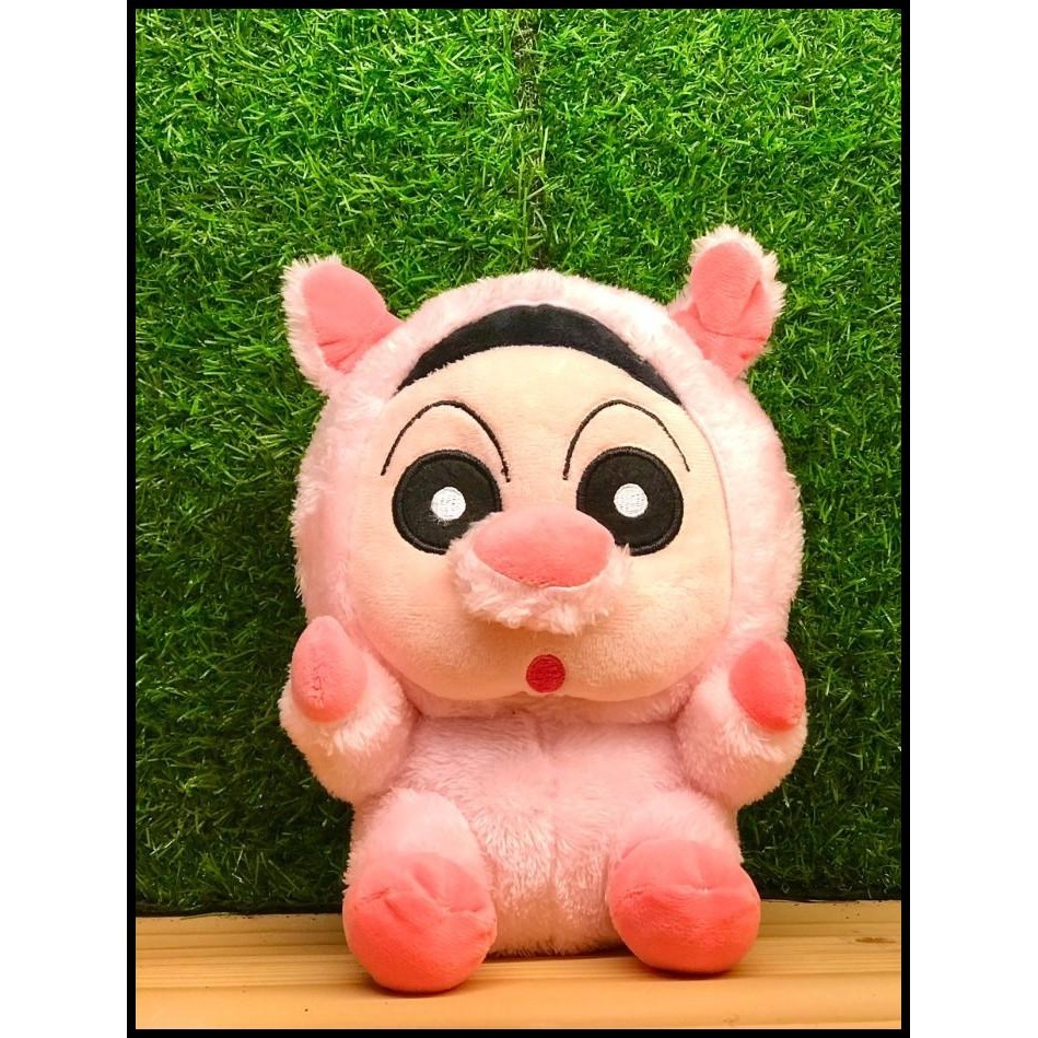 Jual Boneka Crayon Shinchan Kostum Chicken Ayam Pig Babi Action Kamen ...
