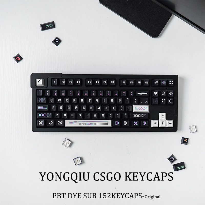 Jual YongQiu Topi Set Lengkap Koleksi Cetak CSGO Asli 152 Keycap PBT ...