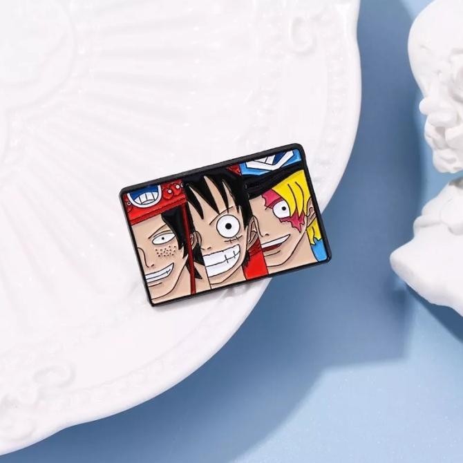 Jual NEW PRODUK ONE PIECE MONKEY D LUFFY ENAMEL PIN FUNNY KING OF ...