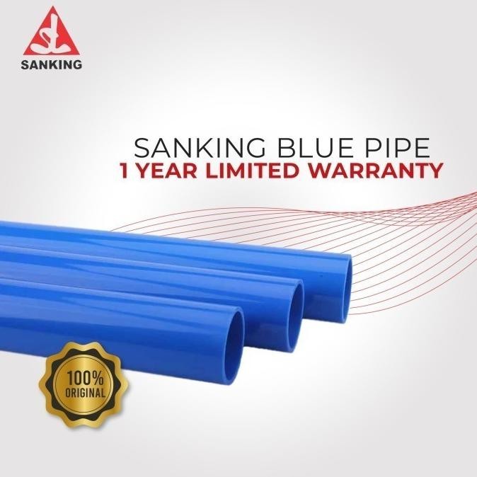 Jual SAN KING PVC Pipe 25mm (Blue) | Shopee Indonesia