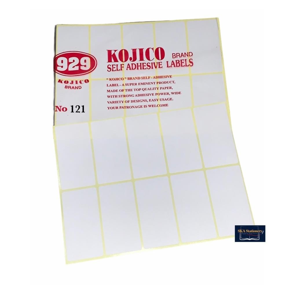 Jual Stiker Nama/Stiker Undangan/Label Harga 121/112/103/107 Polos ...