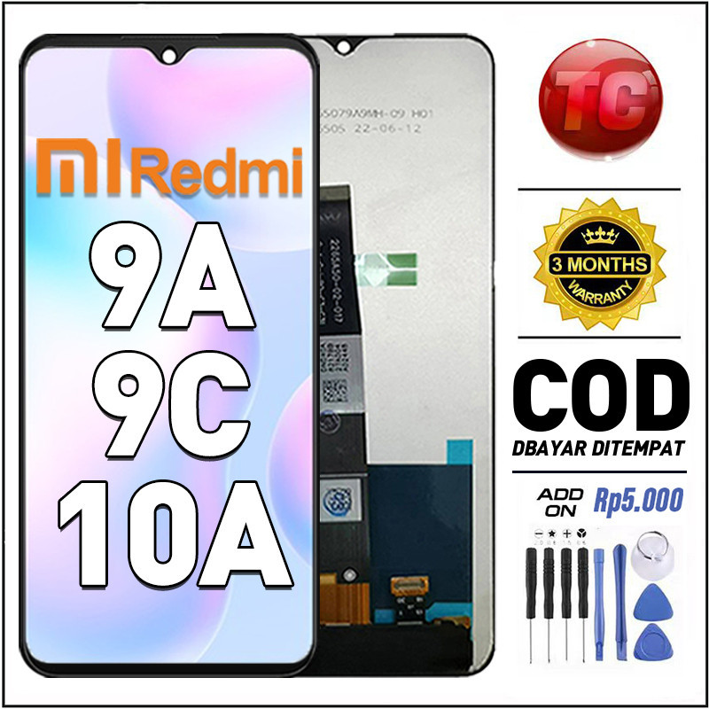 Jual LCD Redmi 9A 9C 10A Original Touchscreen Fullset Asli Ori ...