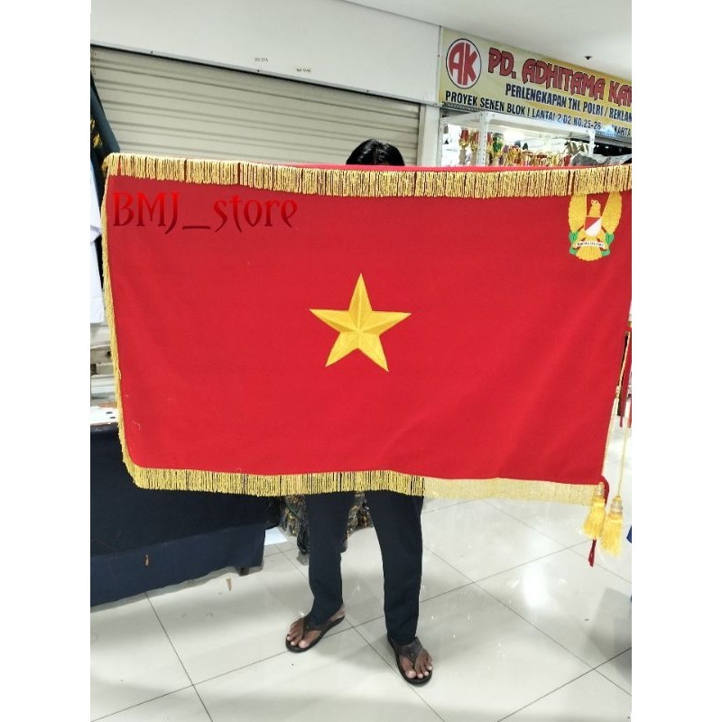 Jual Bendera Pataka rapati TNI AD bintang 1 | Shopee Indonesia