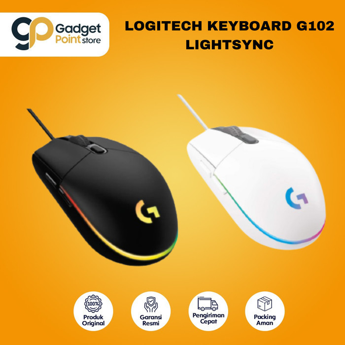 Jual Baru!! Mouse Logitech G102 Lightsync RGB 6 Button - Garansi 2th | Shopee Indonesia