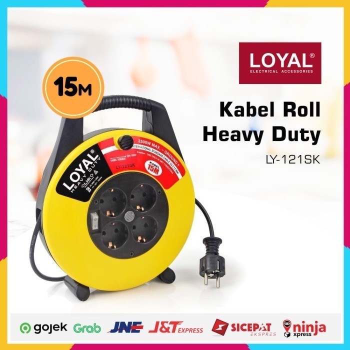 Jual Kabel Roll Box / Kabel Roll Loyal Heavy Duty 15M | Shopee Indonesia