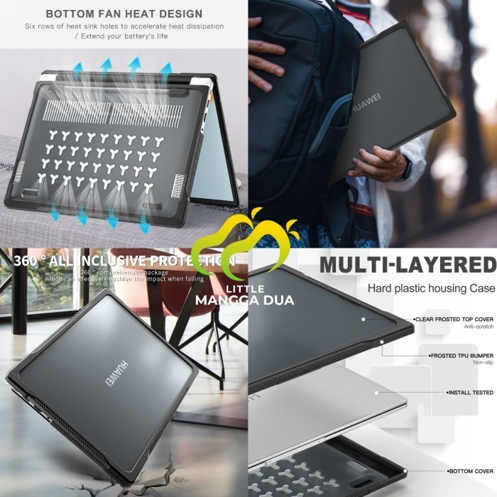 Jual Case Huawei Matebook D14 2020-2024 Hard Cover Armor Casing Laptop ...