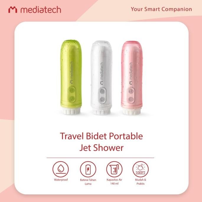 Jual Mediatech Travel Bidet Portable Elektric Jet Shower Pembersih ...