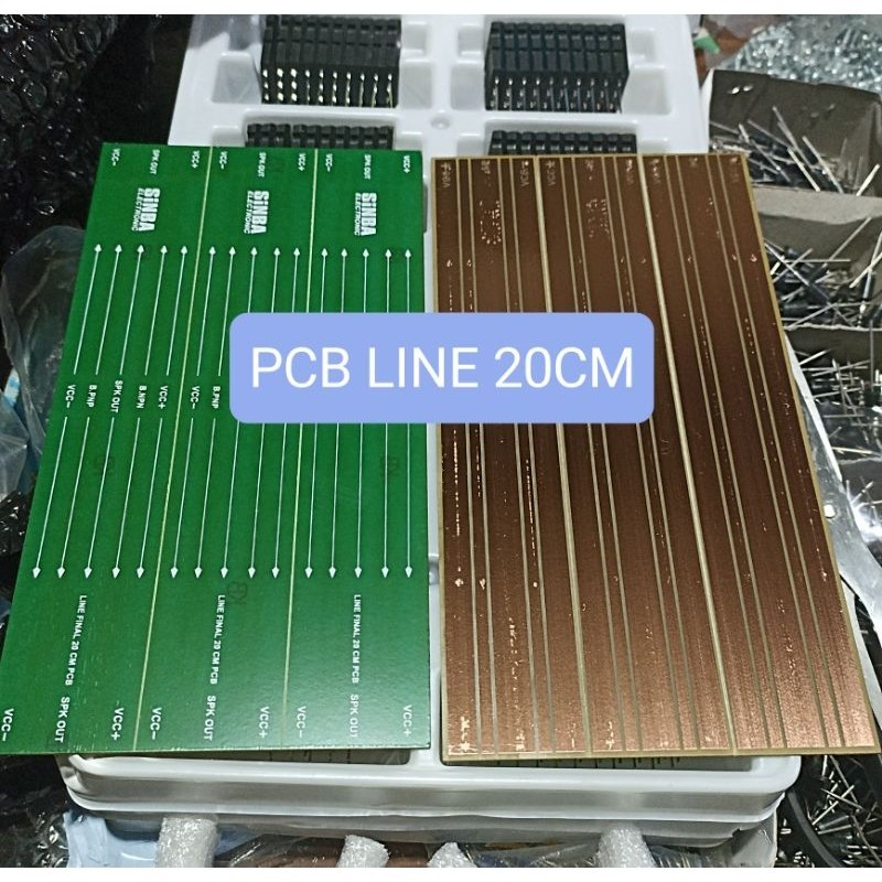 Jual PCB LINE PCB FINAL 20CM PCB PARALEL TRANSISTOR TOSHIBA SANKEN ...
