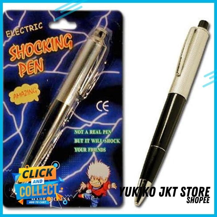 Jual PULPEN SETRUM PENA LISTRIK ELECTRIC SHOCKING PEN GAG PRANK TOY ...