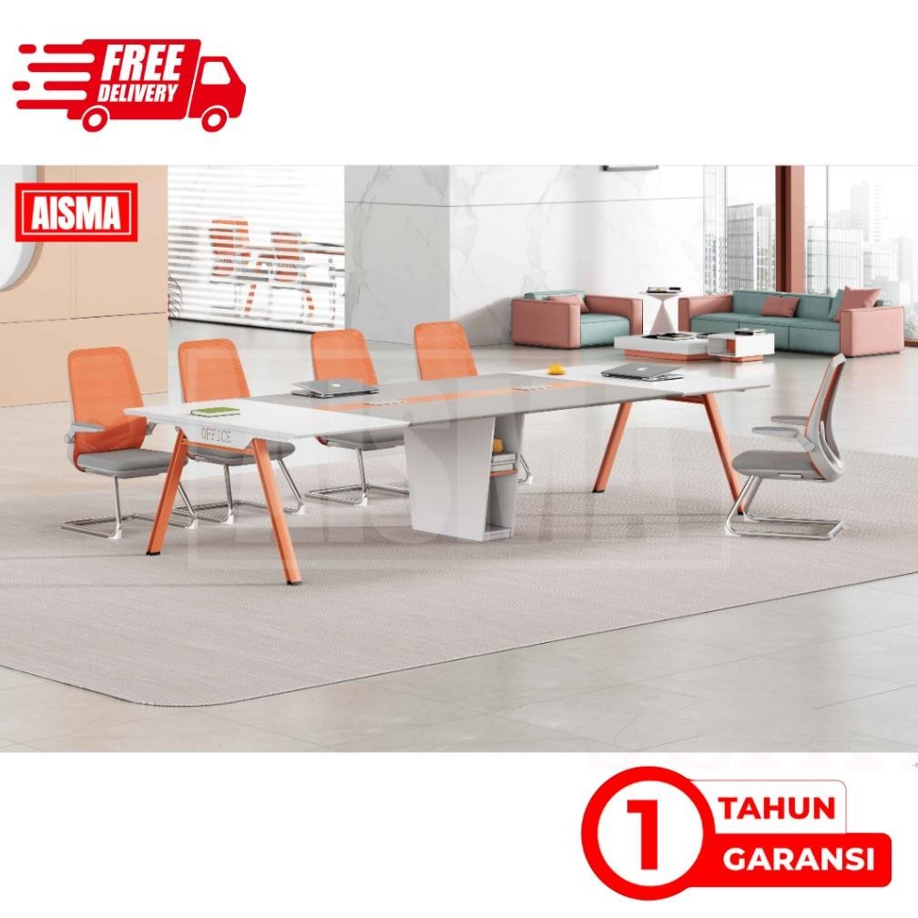 Jual Meja Rapat Modern MZ517 / Meja Meeting / Conference Table | Shopee ...