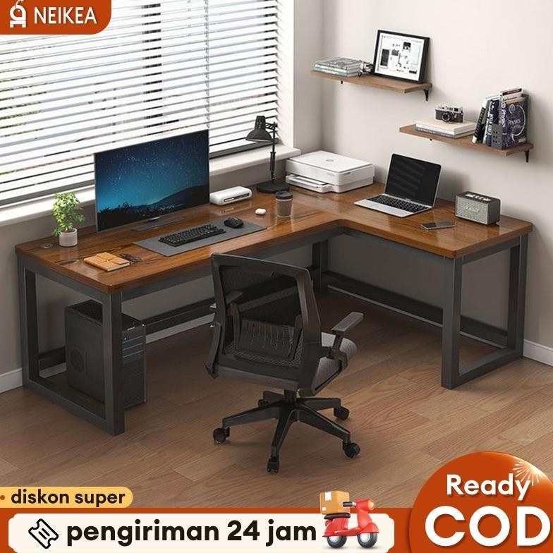 Jual Meja L Meja Kantor Serbaguna Meja komputer Meja Kerja Meja Belajar ...